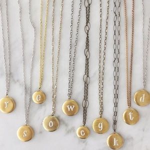 lmp | Jewelry | Vintage Initial Locket Az Pick Your Letter | Poshmark